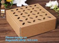 China Custom Kraft Paper Gift Packaging Box for Nuts and Fruits 20x15x5 cm for sale