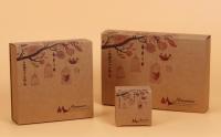 China Custom Luxury Soap Cardboard Packaging Box with Window for Shaving Shower Soap 100g for sale
