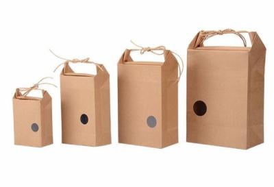 China Custom Logo Kraft Rice Packing Bag 5kg 10kg Stand Up Pouch Biodegradable Vacuum Food Packaging for sale