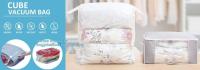 China Hanging Vacuum Storage Bag 80x60cm Space Saving Travel Compressed Bag for Clothes for sale