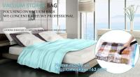 China Eco Self Seal Vacuum Storage Bags Space Saver 80L Roll Up Packing Bags for Clothes Blankets for sale