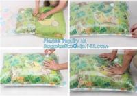 China Eco Self Seal Vacuum Storage Bags Space Saver 80L Roll Up Packing Bags for Clothes Blankets for sale