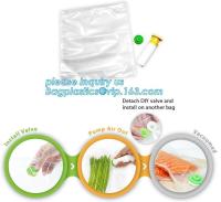 China Reusable Embossed Vacuum Sealed Nylon Food Storage Bag on Roll 23x21cm 7c Thickness for sale