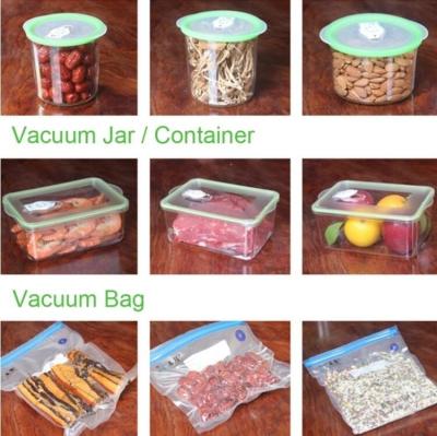 China Food Grade Vacuum Storage Bags 23x21cm 30x28cm PE PA Textured Channel Pouch for sale