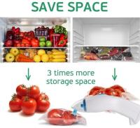 China Food Grade Vacuum Storage Bags 23x21cm 30x28cm PE PA Textured Channel Pouch for sale