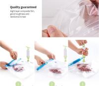 China Embossed Vacuum Storage Bags for Food Freshness 23x21cm 30x28cm PE PA Material for sale