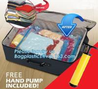 China Space Saver Vacuum Storage Bags for Clothes Quilts 80x120cm PA PE Compression Bags for sale