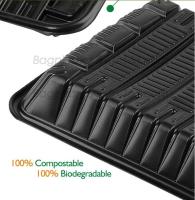China Biodegradable PLA Dinner Plate 7 9 Inch Eco Friendly Disposable Corn Starch Plates for Restaurant for sale