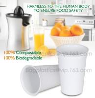 China CPLA Reusable Cup with Lid Injection Molded Biodegradable Hot Beverage Cup 12 oz for sale