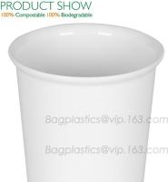 China CPLA Reusable Cup with Lid Injection Molded Biodegradable Hot Beverage Cup 12 oz for sale