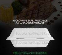 China Biodegradable Corn Starch Lunch Box 7 inch 9 inch Disposable Clear PLA Tote for Restaurant for sale