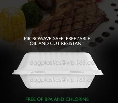 China Biodegradable Corn Starch Lunch Box 7 inch 9 inch Disposable Clear PLA Tote for Restaurant for sale