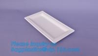 China 7 inch Biodegradable Corn Starch Plate Disposable Eco Friendly Tableware 100% Compostable for sale