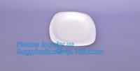 China 7 inch Biodegradable Corn Starch Plate Disposable Eco Friendly Tableware 100% Compostable for sale