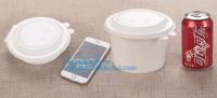 China Custom Printed Disposable PLA Hot Soup Bowls 7 inch 9 inch Eco Friendly Sugarcane Pulp Bowl for sale