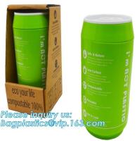 China PLA Compostable Disposable Cups 6-20 oz Biodegradable Eco Friendly Cold Drink Cups for sale