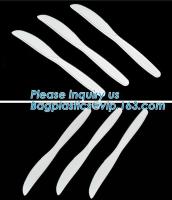 China Biodegradable CPLA Cutlery Set 6.5 Inch Eco Friendly Disposable Knife Fork Spoon for sale