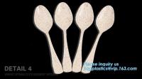 China Wholesale Biodegradable CPLA Cutlery Set 6 Inch Knife Fork Spoon Compostable Eco Friendly Disposable Utensils for sale