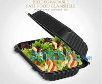 China Wholesale 900ml Biodegradable Corn Starch Takeaway Food Container with Lid Eco Friendly Bagasse for sale