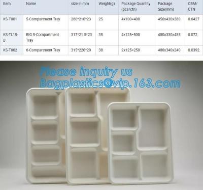 China Biodegradable Compostable Sugarcane Bagasse Plates 900ml Eco Friendly Disposable Tableware for sale