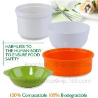 China Biodegradable PLA Clear Fruit Salad Bowl 900ml with Lid FDA SGS Certified Disposable Eco Friendly Food Container for sale