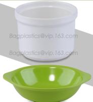 China Biodegradable PLA Clear Fruit Salad Bowl 900ml with Lid FDA SGS Certified Disposable Eco Friendly Food Container for sale