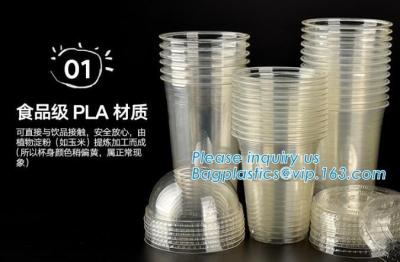 China Wholesale Disposable Compostable CPLA Lids for Hot Cups 80mm 90mm Eco Friendly Coffee Lids for sale