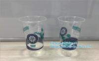China Biodegradable Cornstarch CPLA Cups 6oz 175ml Double PLA Coating Eco Friendly Cold Drink Cups for sale