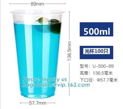 China Biodegradable Cornstarch CPLA Cups 4-17oz Eco Friendly Disposable Hot Cold Drink Cups 75mm 80mm for sale