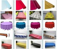 China Disposable PEVA Plastic Tablecloth 54x108 Inch Waterproof Party Table Cover for sale
