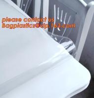 China Customizable 0.23mm Transparent PVC Tablecloth Waterproof Oilproof Table Cover for Parties for sale