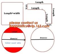 China Customizable 0.23mm Transparent PVC Tablecloth Waterproof Oilproof Table Cover for Parties for sale