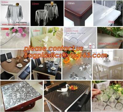 China Disposable PEVA Plastic Tablecloth 54x108 Inch Thick Waterproof White Film Table Cover for Parties for sale