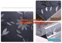 China Custom Transparent PVC Tablecloth Waterproof Oil Proof Soft Plastic Table Cover 54x108 Inch for sale
