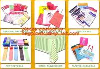China Wholesale Disposable PE Printed Polka Dots Party Table Cloth 54x108 Inch 30 Micron for sale