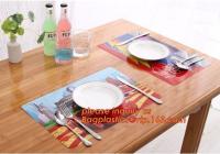 China Crossweave Woven Non-Slip PVC Placemat 12x18 Inch Washable Table Mat Dining Decorative for sale