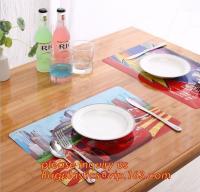 China Crossweave Woven Non-Slip PVC Placemat 12x18 Inch Washable Table Mat Dining Decorative for sale
