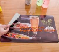China PVC Round Hollow Out Mesh Placemat 30cm Anti Slip Durable Table Mat for Restaurant for sale