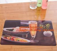 China PVC Round Hollow Out Mesh Placemat 30cm Anti Slip Durable Table Mat for Restaurant for sale