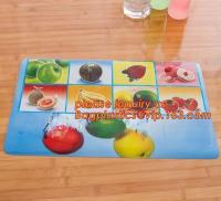 China Wholesale PVC Silicone Dining Placemat Round Table Mat Waterproof 30cm Diameter for sale