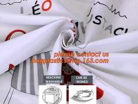 China Customizable Polyester Shower Curtain 180x180cm Water Repellent Eco Friendly for sale