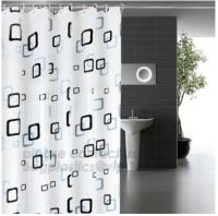 China Eco-Friendly Waterproof PEVA Shower Curtain 180x180cm Bath Liner for sale