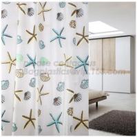 China Eco-Friendly Waterproof PEVA Shower Curtain 180x180cm Bath Liner for sale