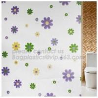 China Eco-Friendly Waterproof PEVA Shower Curtain 180x180cm Bath Liner for sale