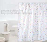 China Color Changing Polyester Shower Curtain 180x180cm 3D Print Kids Bathroom Decor for sale