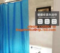 China Eco Friendly Full Printed PEVA Shower Curtain 180x180cm Waterproof Bathroom Liner for sale