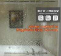 China Custom Polyester Shower Curtain Waterproof Fireproof 180x180cm PEVA Bathroom Curtain for sale