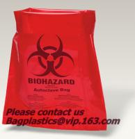 China Autoclavable Chemotherapy Waste Bags 2 to 33 Gallon Biohazard Specimen Bags for sale