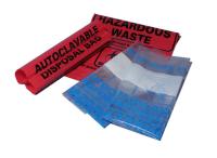 China Biohazard Autoclavable Waste Bags 65x50cm Red LDPE Medical Specimen Bags for sale