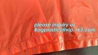 China LLDPE Medical Waste Bags 30x43 Inch 3.2 Mil Red Biohazard Disposal Bags for Hospitals for sale